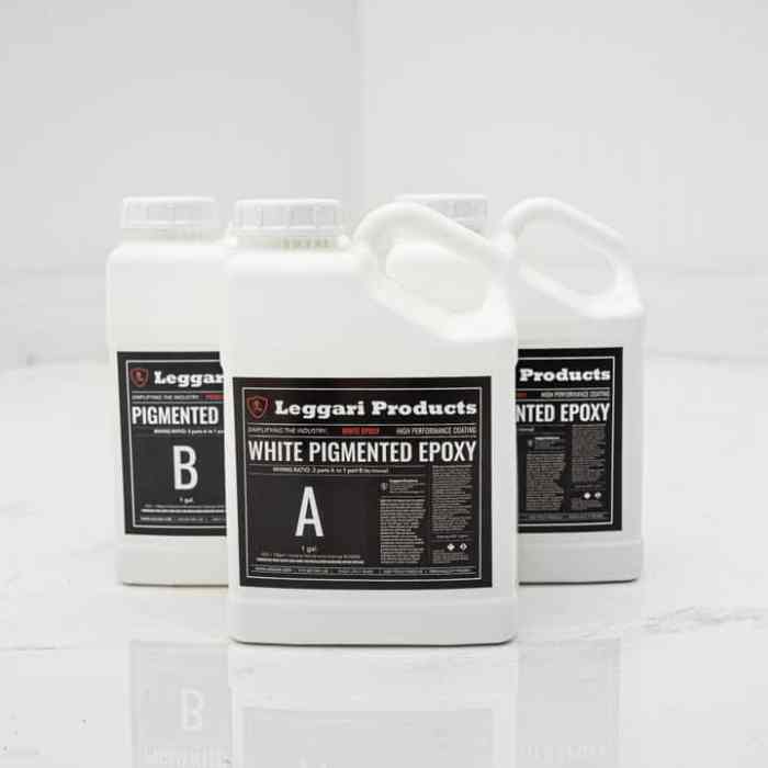White Pigmented Epoxy – Leggari Products